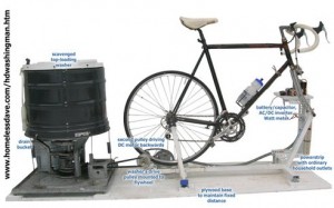 Wash Your Clothes By Pedaling Your Bike (With Video)