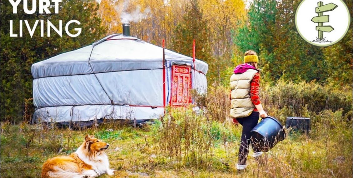 Woman Living Fully Off-Grid For 2 Years In A Tiny Yurt… – Eco Snippets