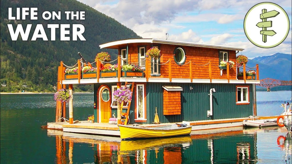 This Spectacular Floating Home Is Self-Built & Off-Grid...