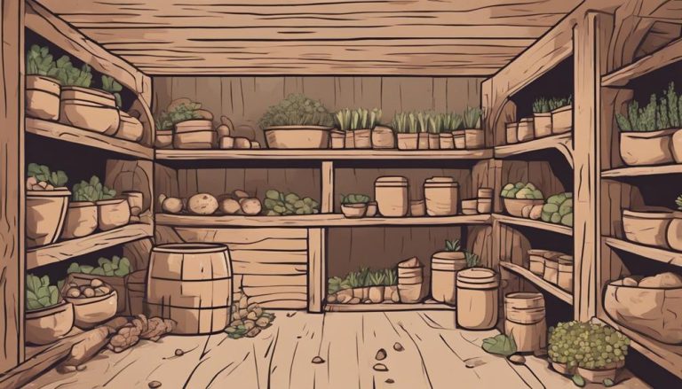 Can I Store Crops In Containers In A Root Cellar, Instead Of On Shelves?